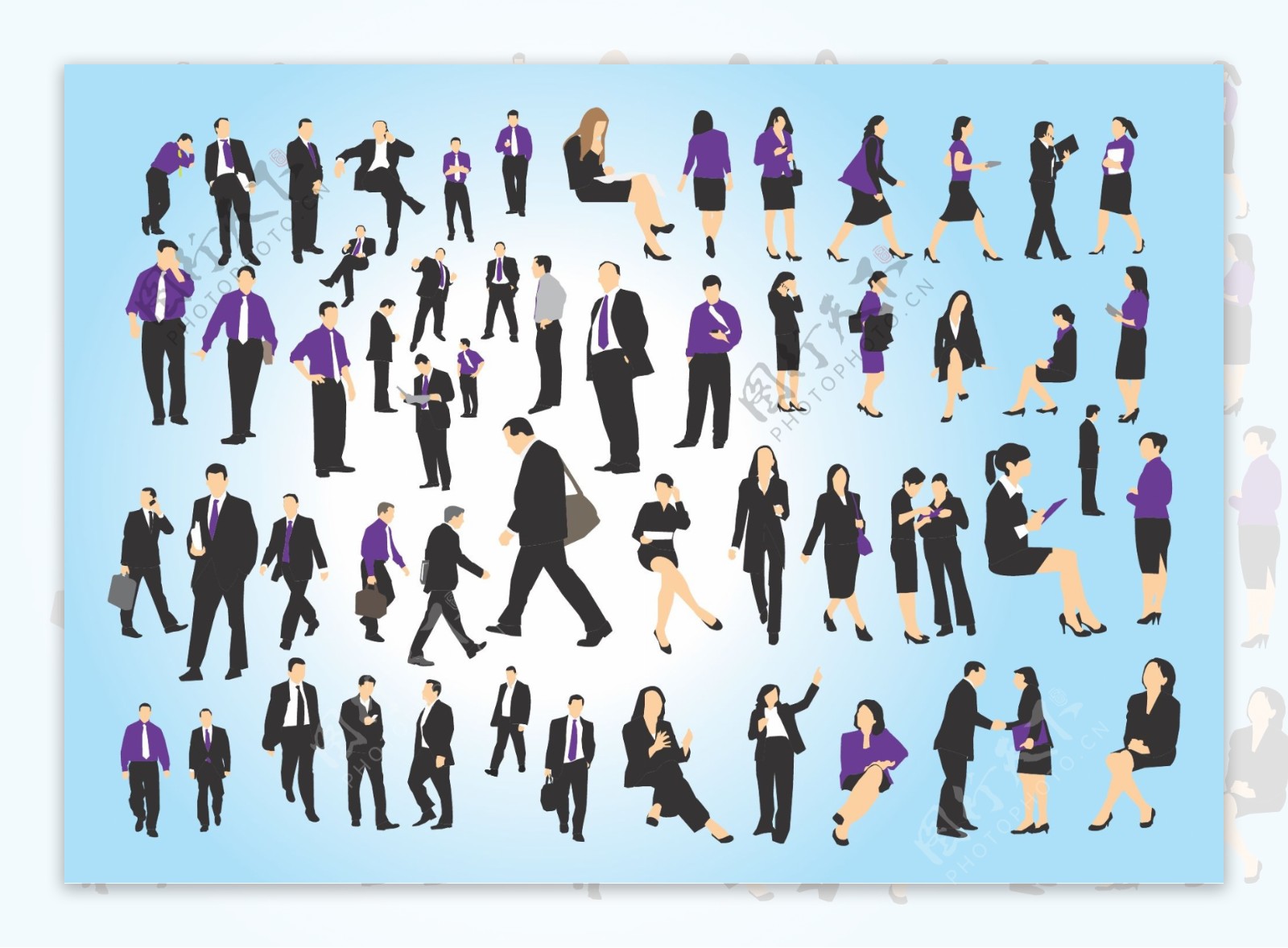商务人员矢量图图片素材-编号00795503-图行天下