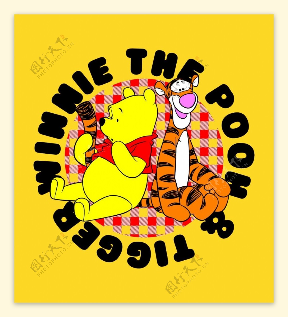 跳跳虎与维尼熊图片素材-编号01049663-图行天下