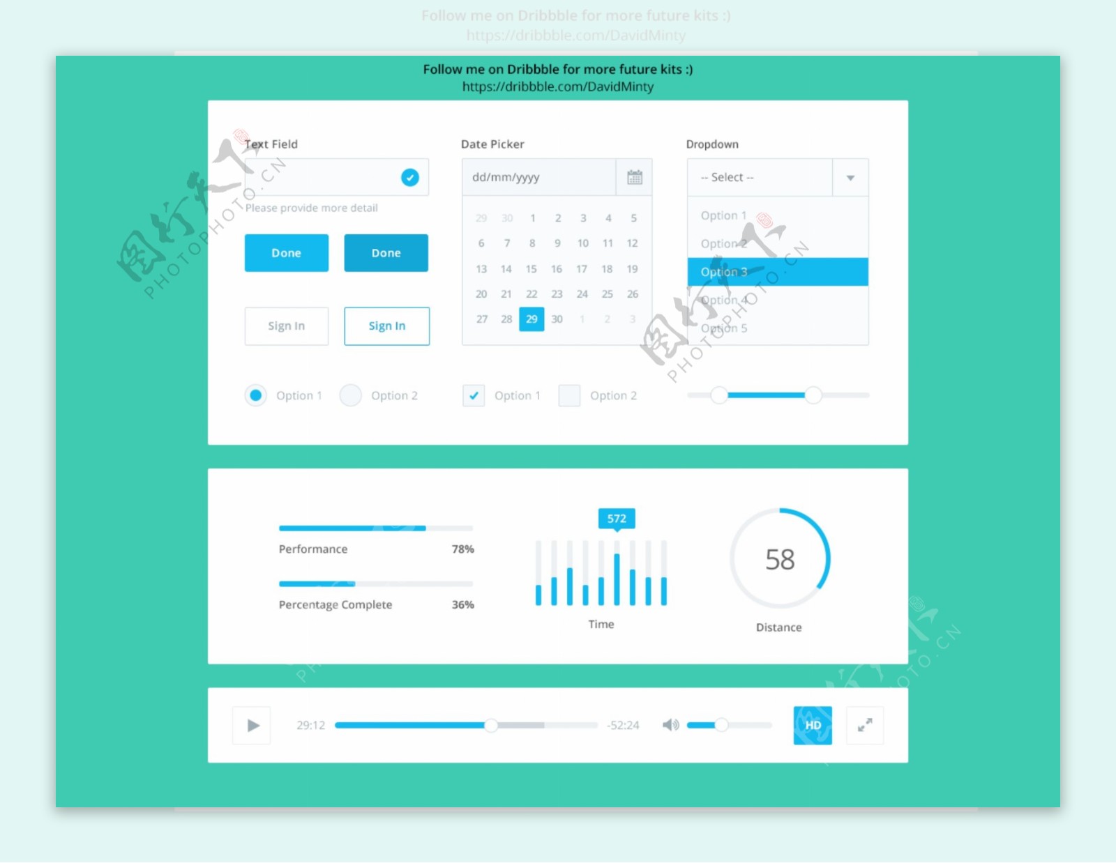 扁平化UIkit下载图片素材-编号01159703-图行天下