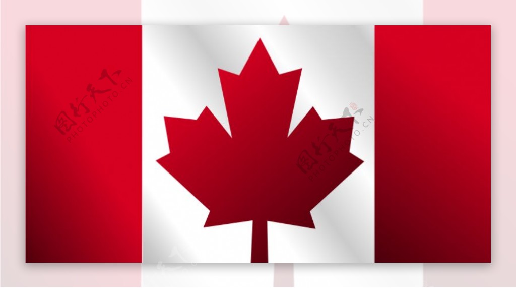 加拿大的国旗挥舞矢量剪贴画图片素材-编号04389583-图行天下