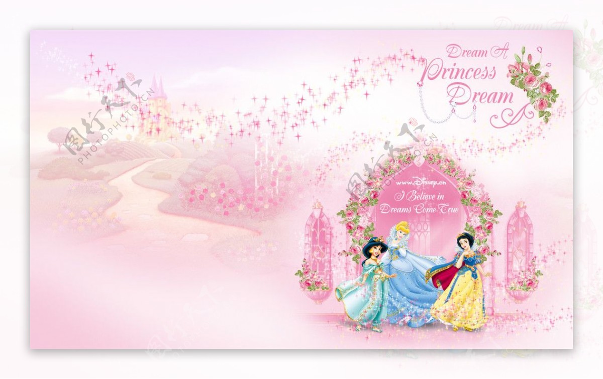 公主电脑桌面图片素材-编号09577673-图行天下