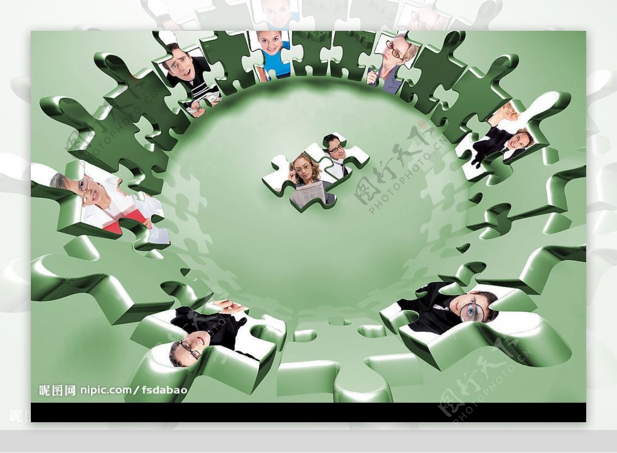 创意拼图图片素材-编号12597883-图行天下