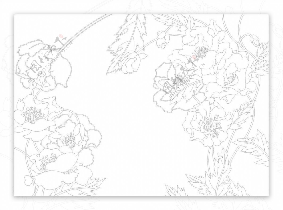 玻璃花纹图片素材-编号15030123-图行天下