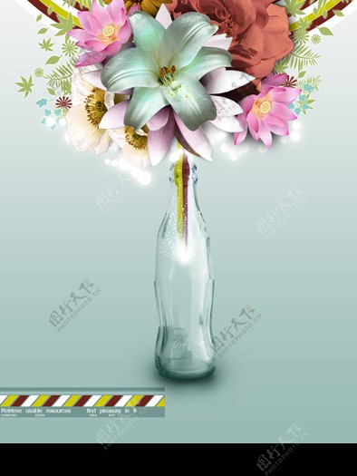 PS精美制作花瓶图片素材-编号15209293-图行天下