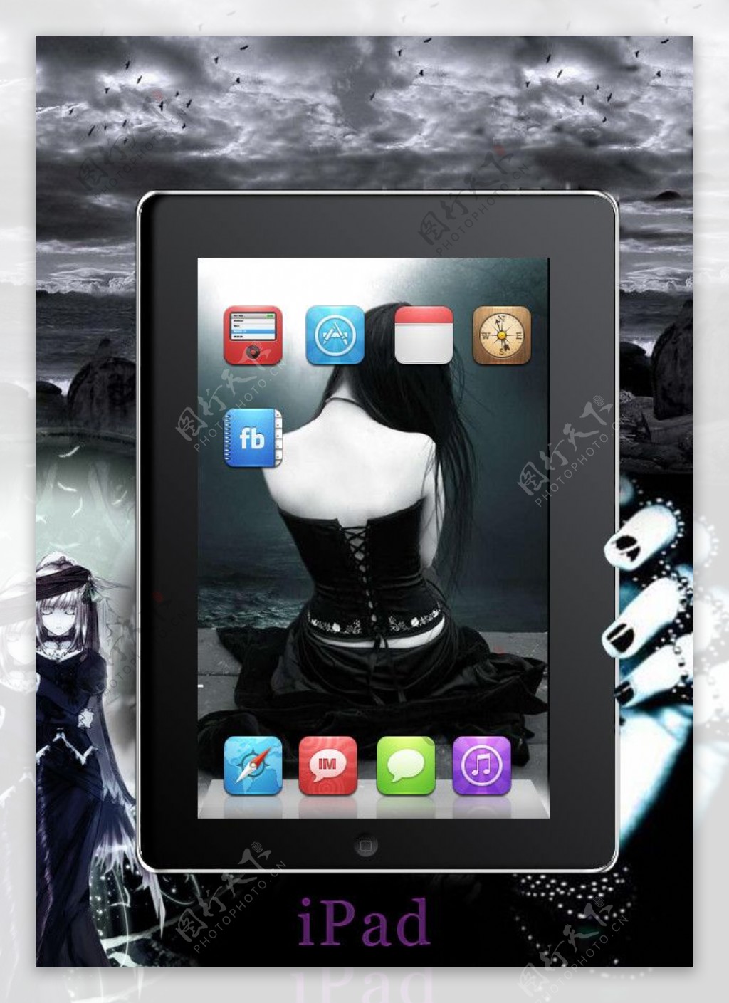 ipad分层素材图片素材-编号15277863-图行天下