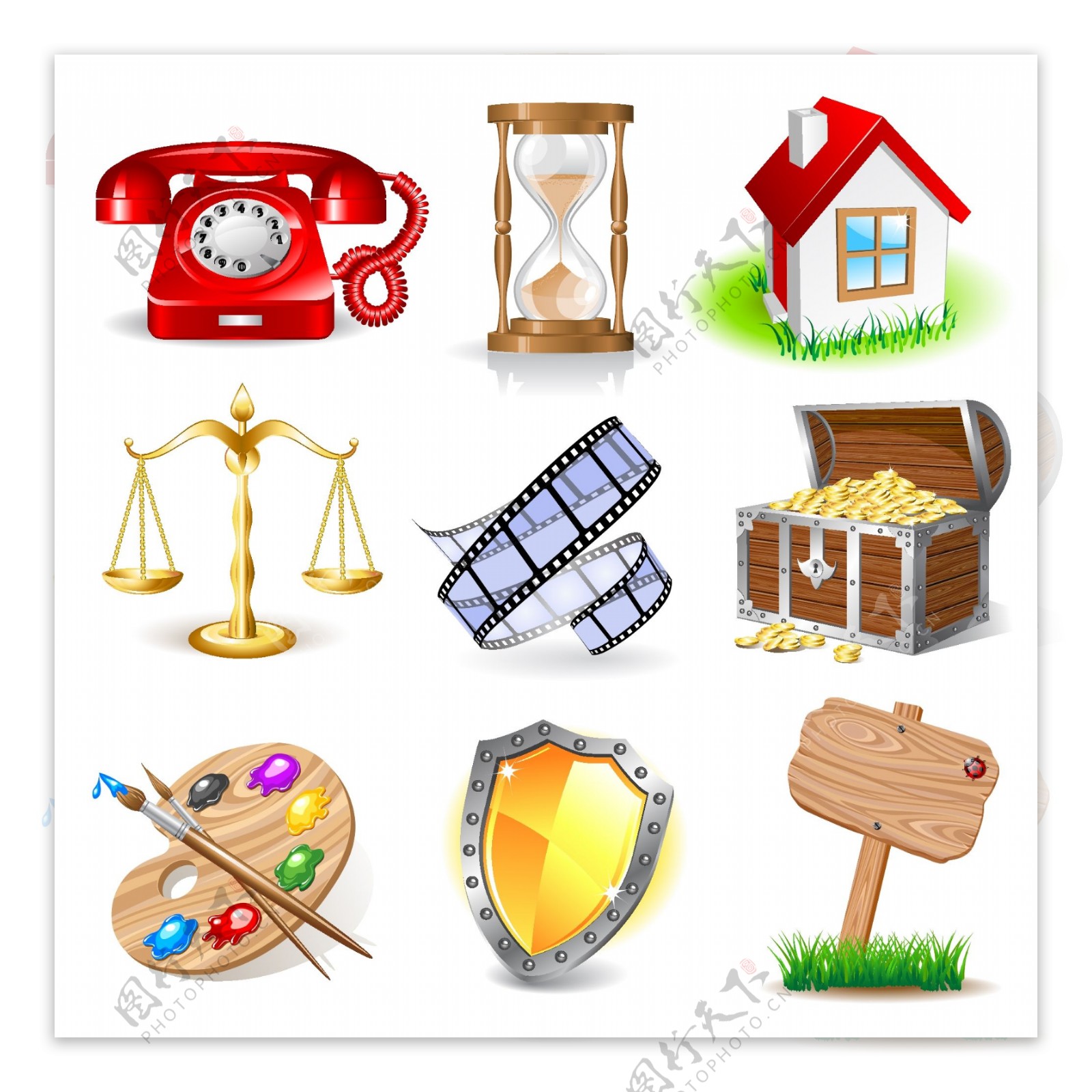 生活用品图标图片素材-编号19222993-图行天下