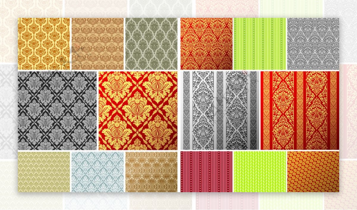 欧式花纹背景图片素材-编号23522723-图行天下