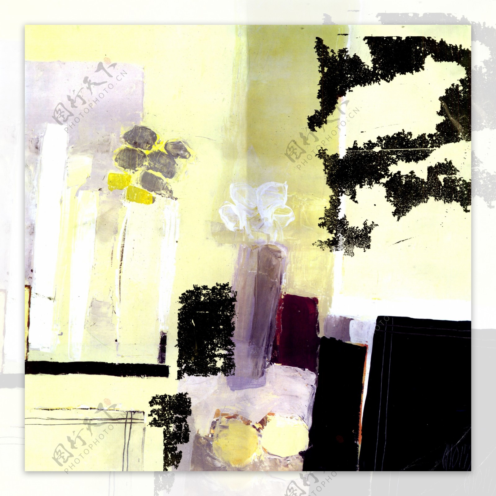 花卉油画图片素材-编号24708423-图行天下