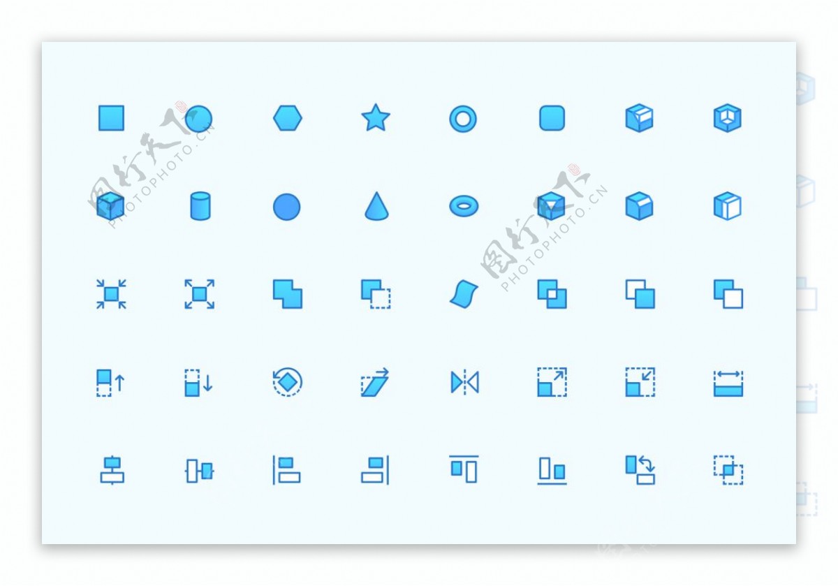 40枚CAD图标图片素材-编号25653533-图行天下