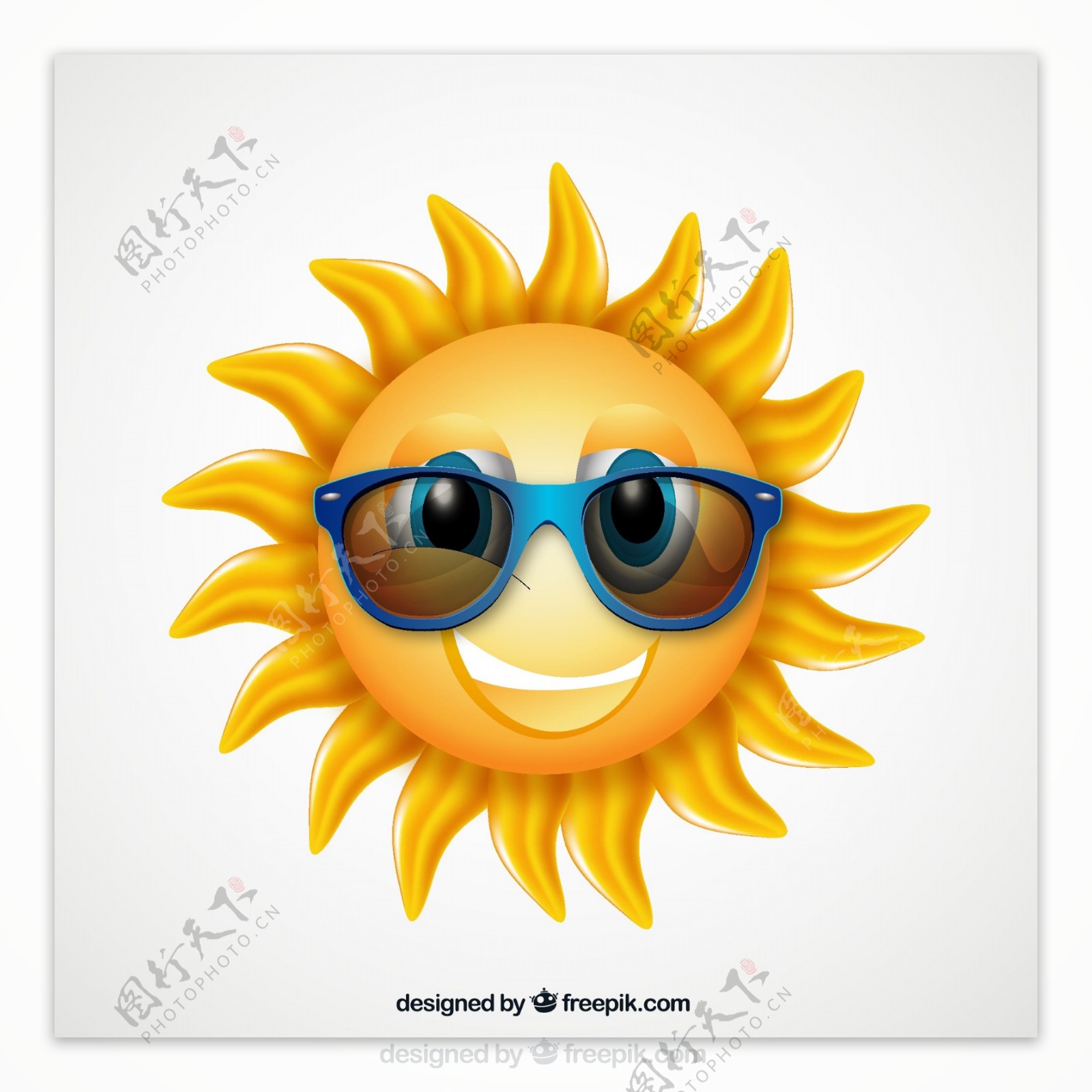 卡通太阳眼镜图片素材-编号26583393-图行天下
