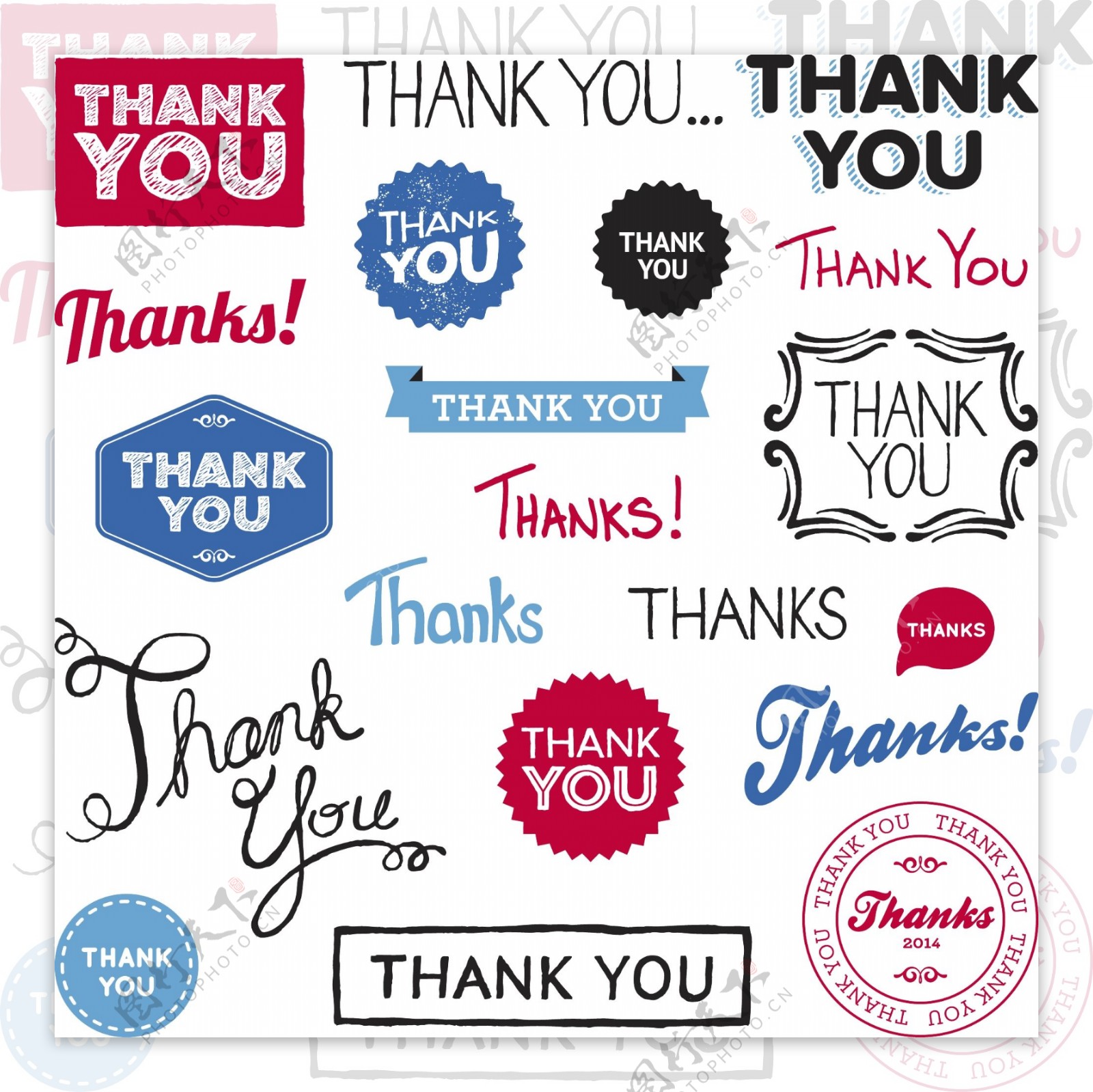 thank矢量图片素材-编号26651293-图行天下