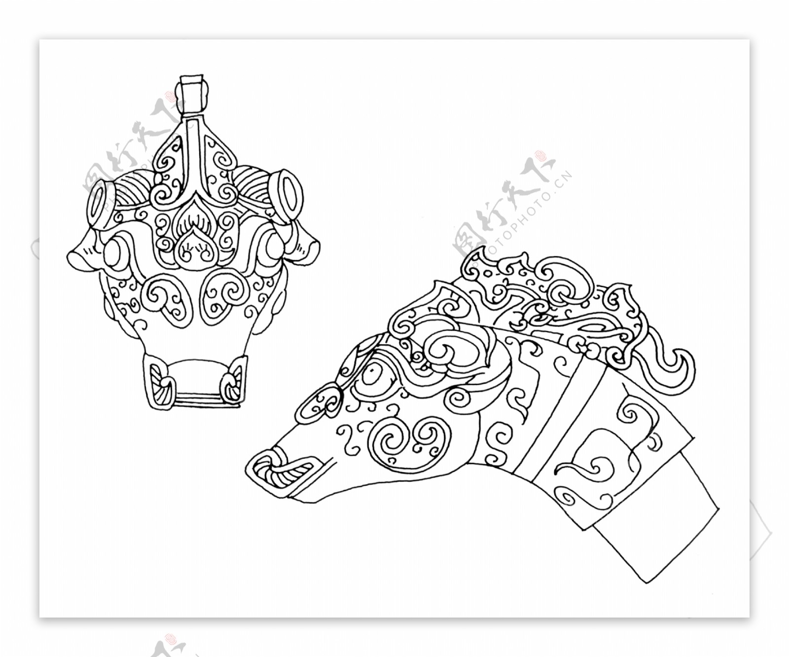 器物纹样传统图案0083图片素材-编号26898503-图行天下