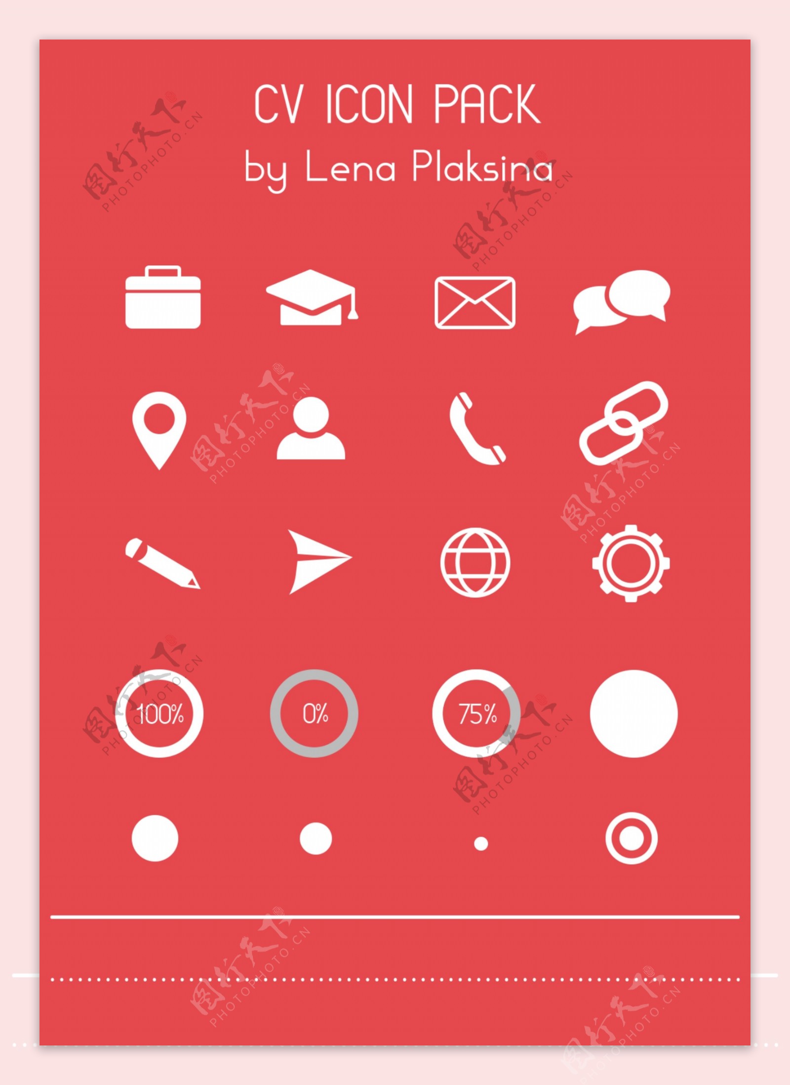 网页UI粗线条白色icon图标设计图片素材-编号28452103-图行天下