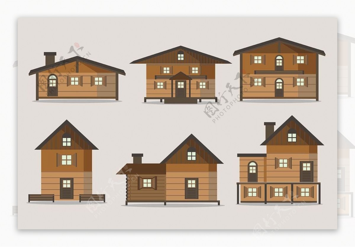 房子别墅矢量图片素材-编号30026923-图行天下