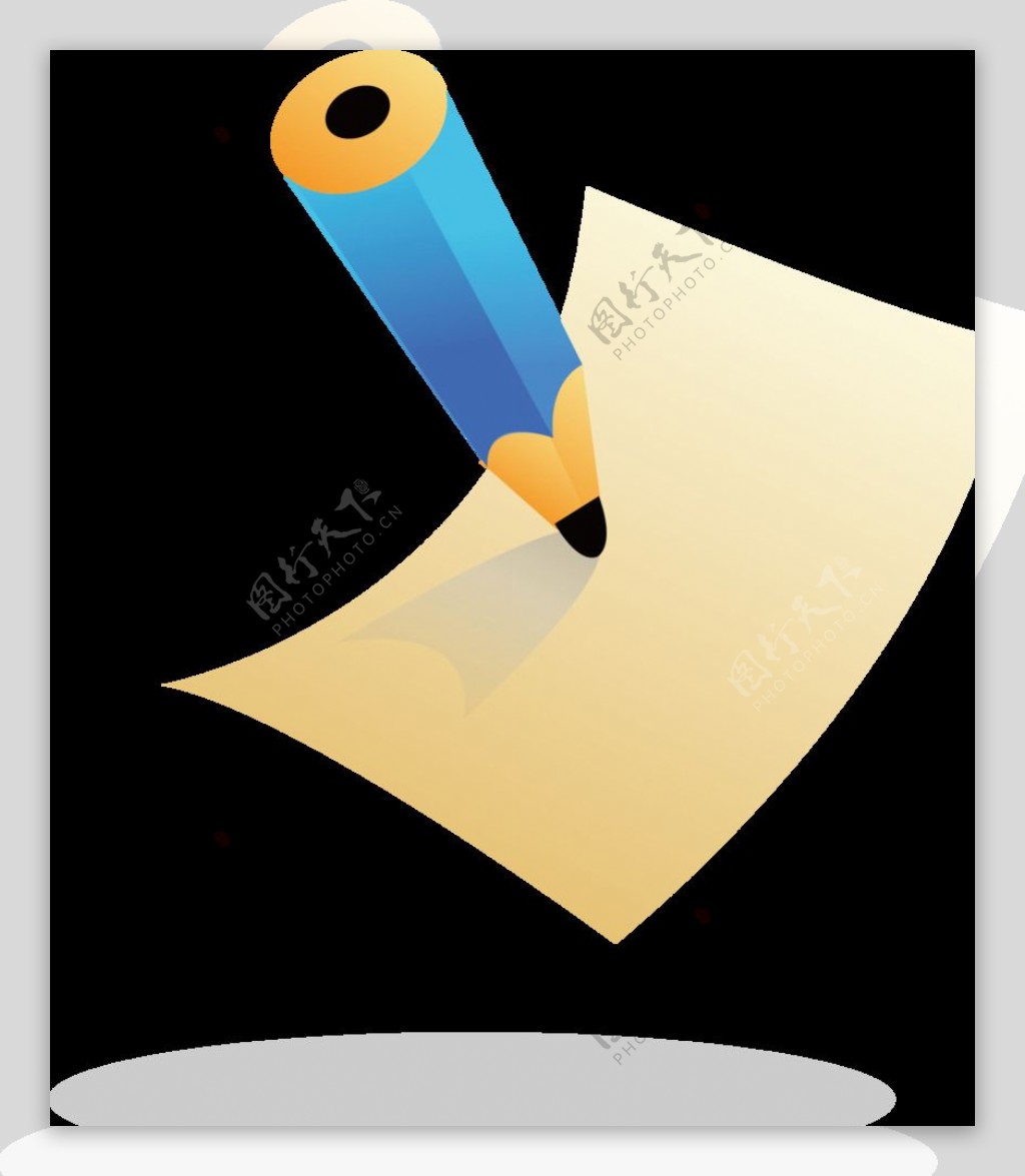 写字卡通图片素材-编号30798763-图行天下