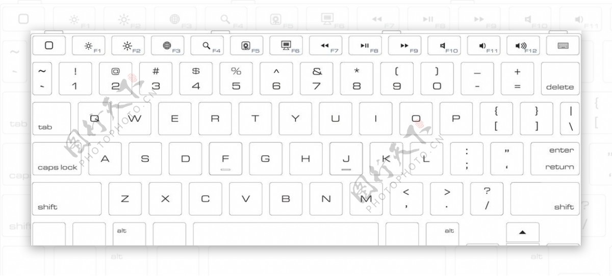 工厂设计的键盘图纸图片素材-编号31020773-图行天下