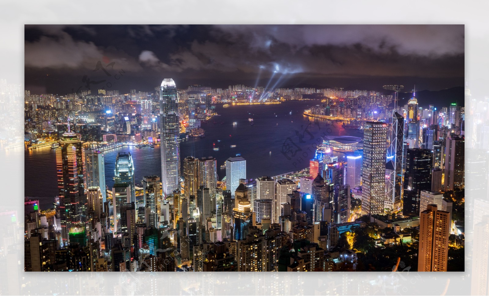 香港夜景图片素材-编号38455713-图行天下