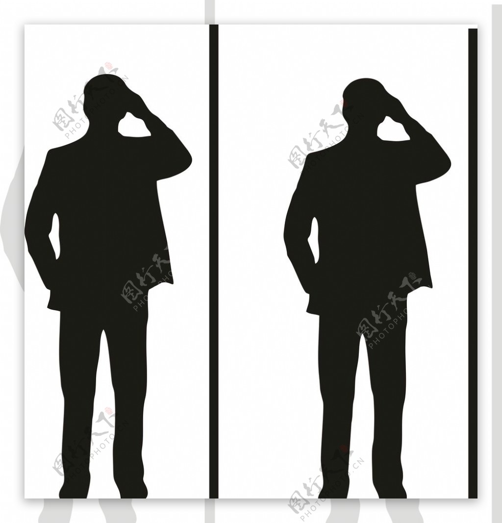 人物剪影图片素材-编号39602063-图行天下