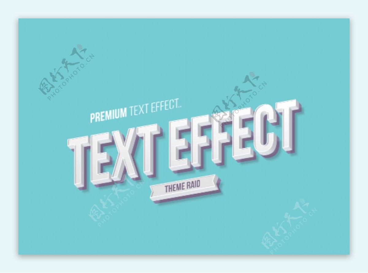 立体字样机图片素材-编号39911793-图行天下